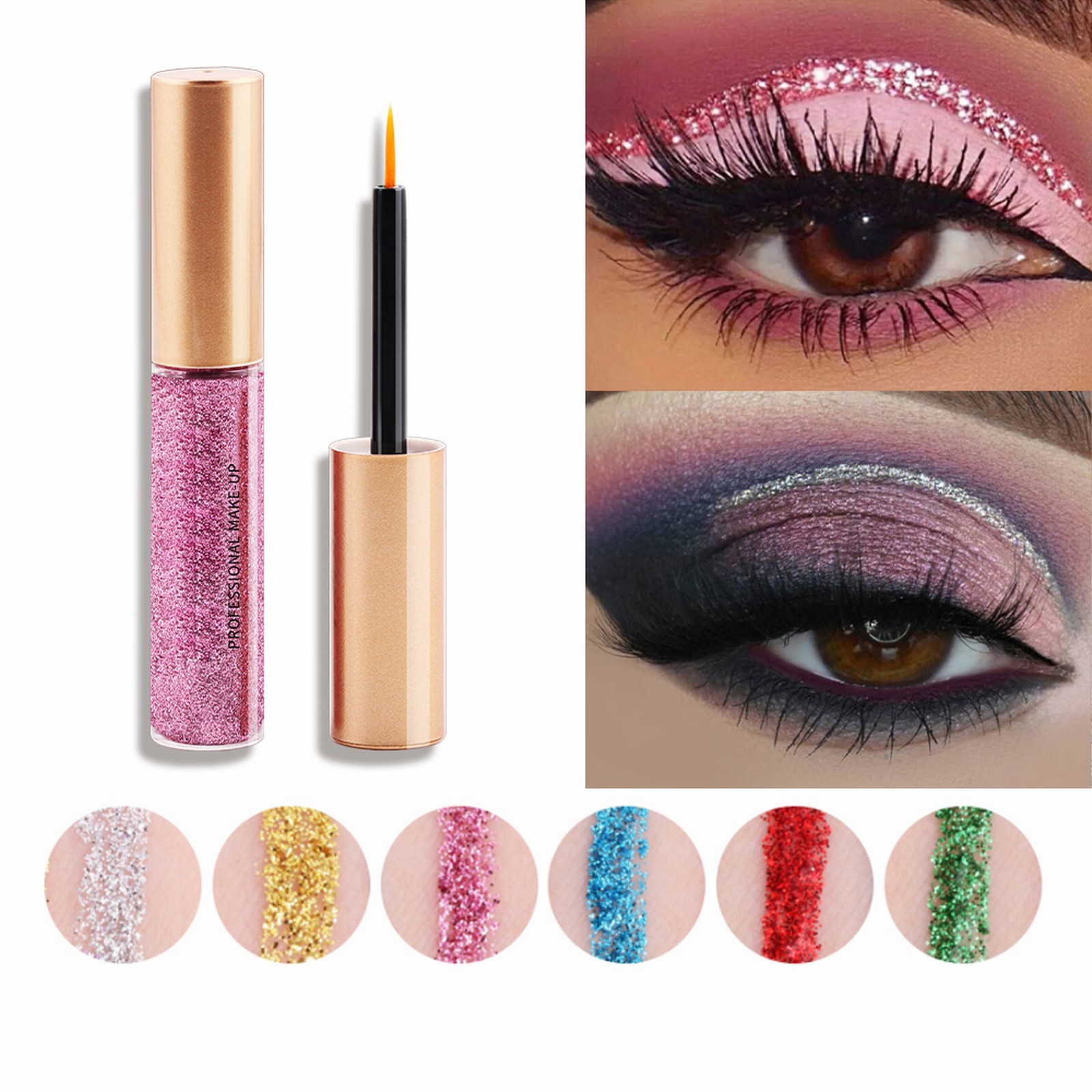 Eye Makeup Liquid Color Pearl Liquid Pen And Oil Proof Eye Shadow ...